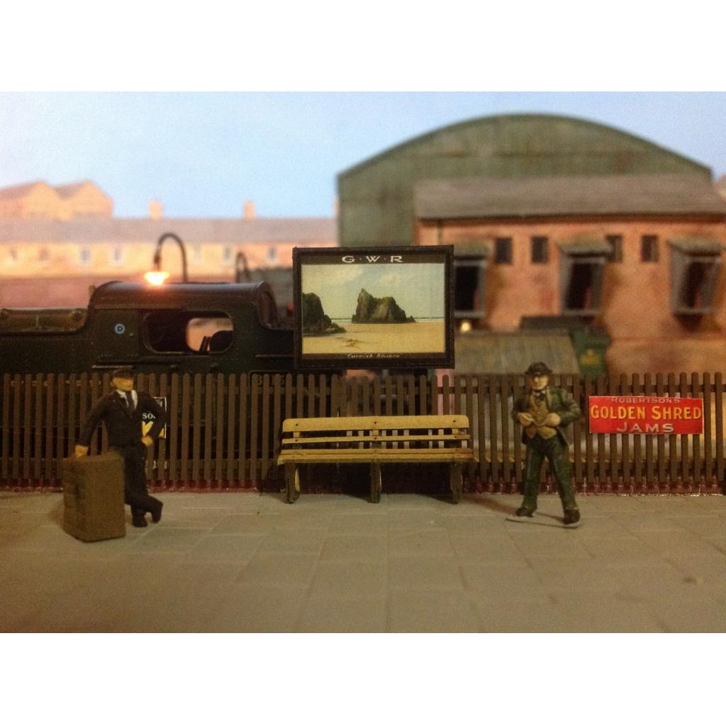 Birdhouse Board Billboard / Poster Board Model Railway Kit - 1/76 OO ...