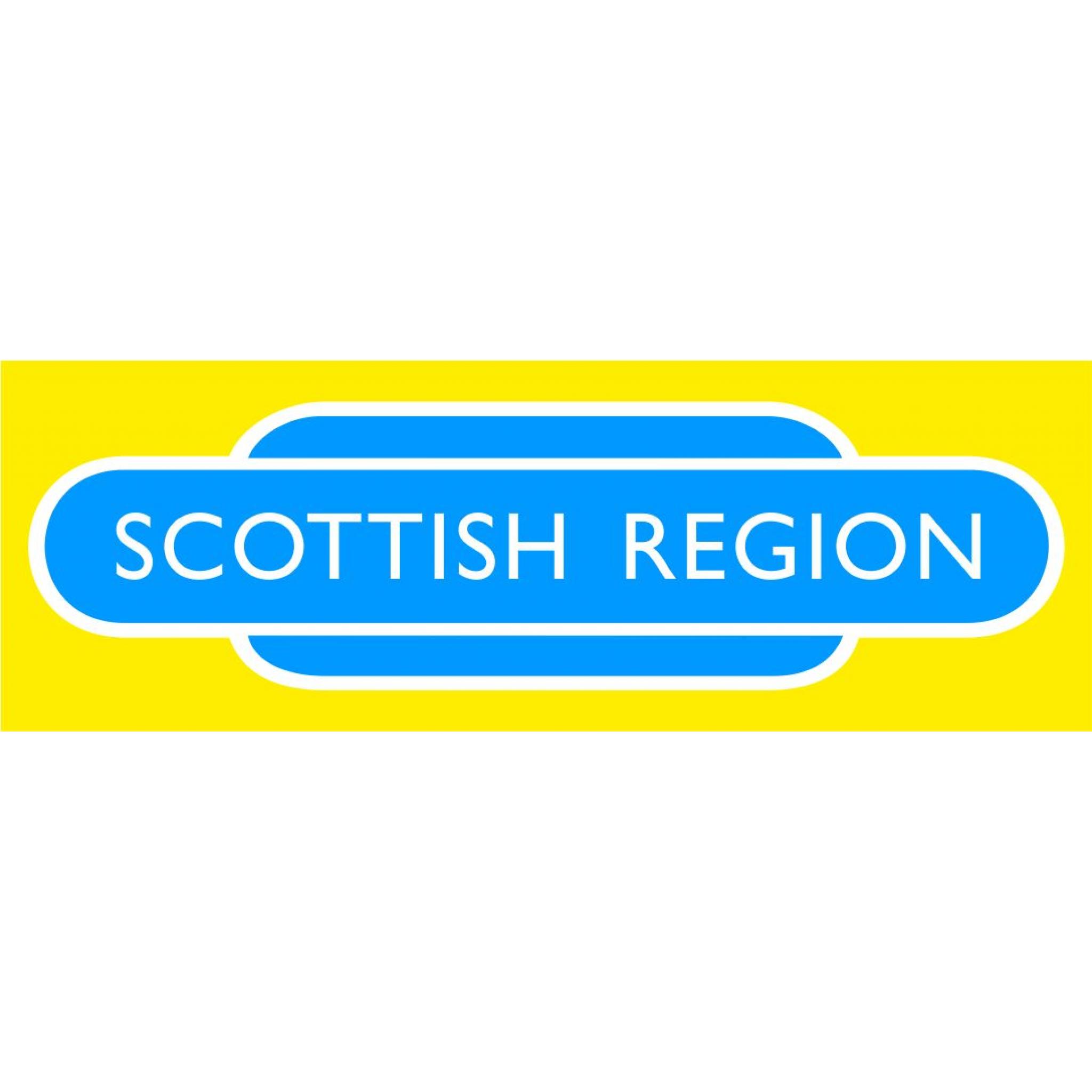 British Railways Scottish Region Totem Sign | Trackside Signs